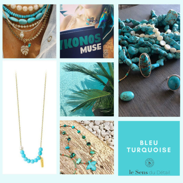 Bijoux turquoise : un été en harmonie bleu, vert, soleil - Le Sens du ...